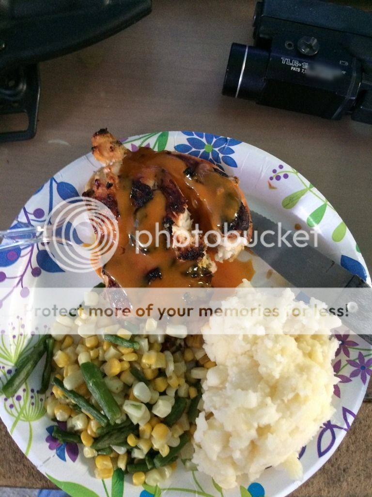 My first Impromptu Dinner Pic with a Breast inside - AR15.COM