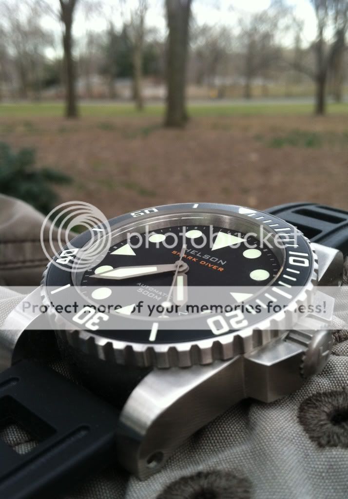 42mm Helson Shark Diver meets iPhone camera | WatchUSeek Watch Forums