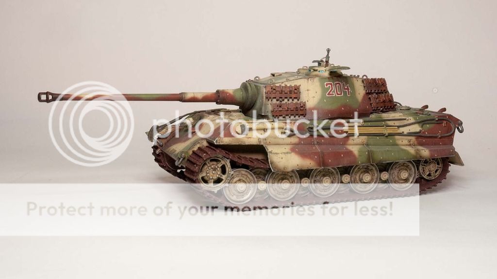 'Royal Tiger in the woods' - 1/35 Tamiya King Tiger Production Turret ...