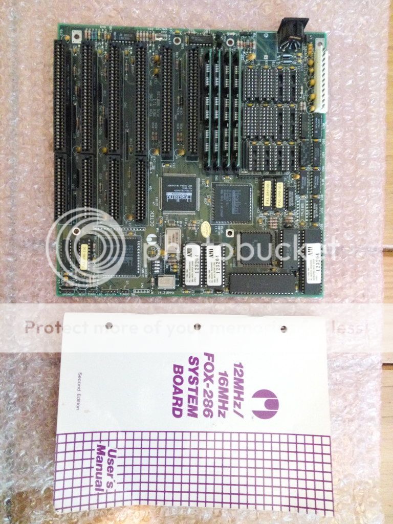 Sold - Octek FOX M-286 motherboard with 286-16 CPU & 80287 FPU | AmiBay
